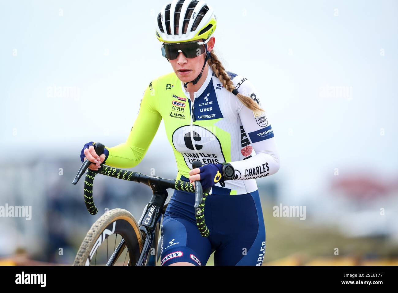 Middelkerke, Belgium. 08th Feb, 2025. Belgian Julie Brouwers pictured ...