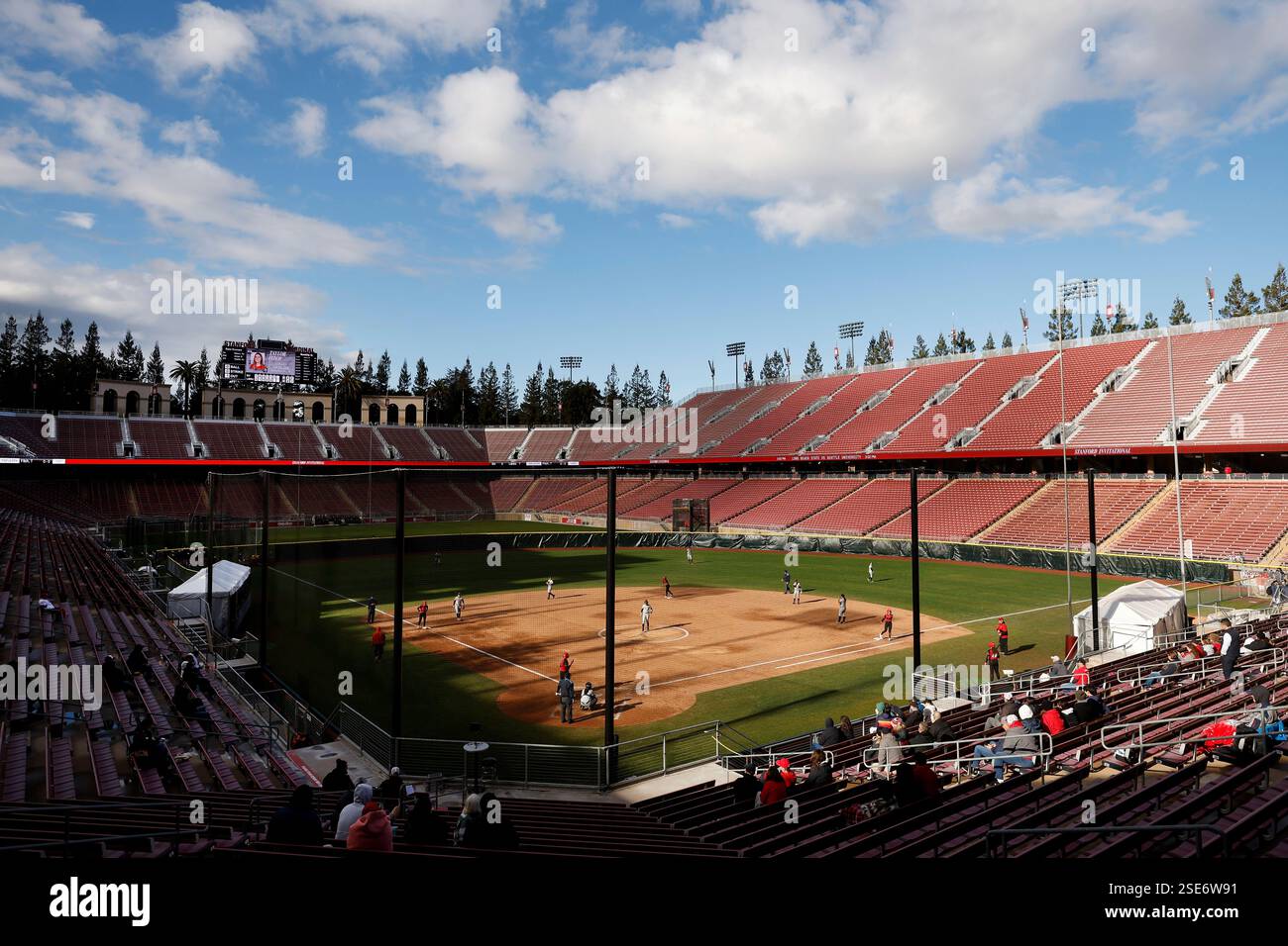 A general view of the stadium before the game between Pacific and ...