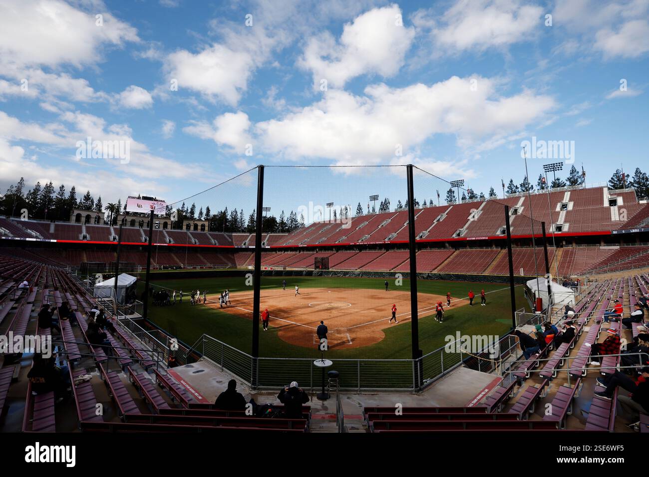 A general view of the stadium before the game between Pacific and ...
