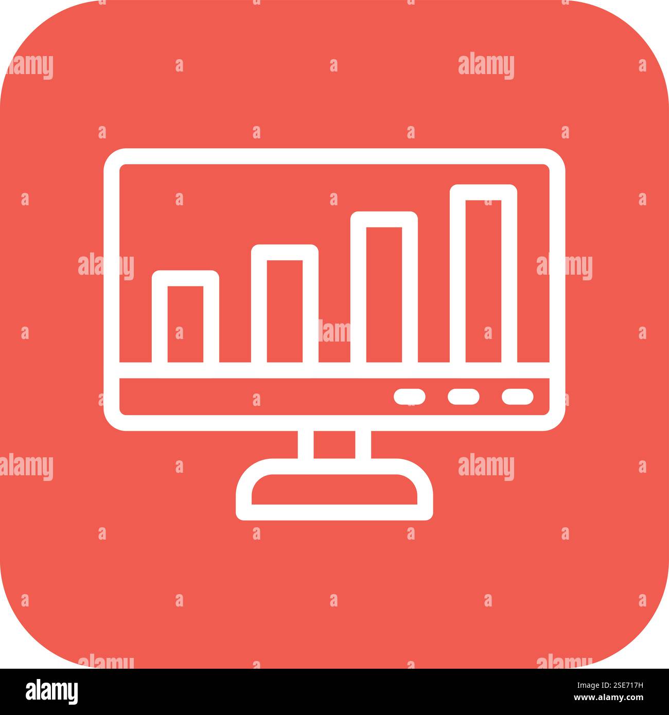 Bar Chart Vector Icon Design Illustration Stock Vector Image & Art - Alamy
