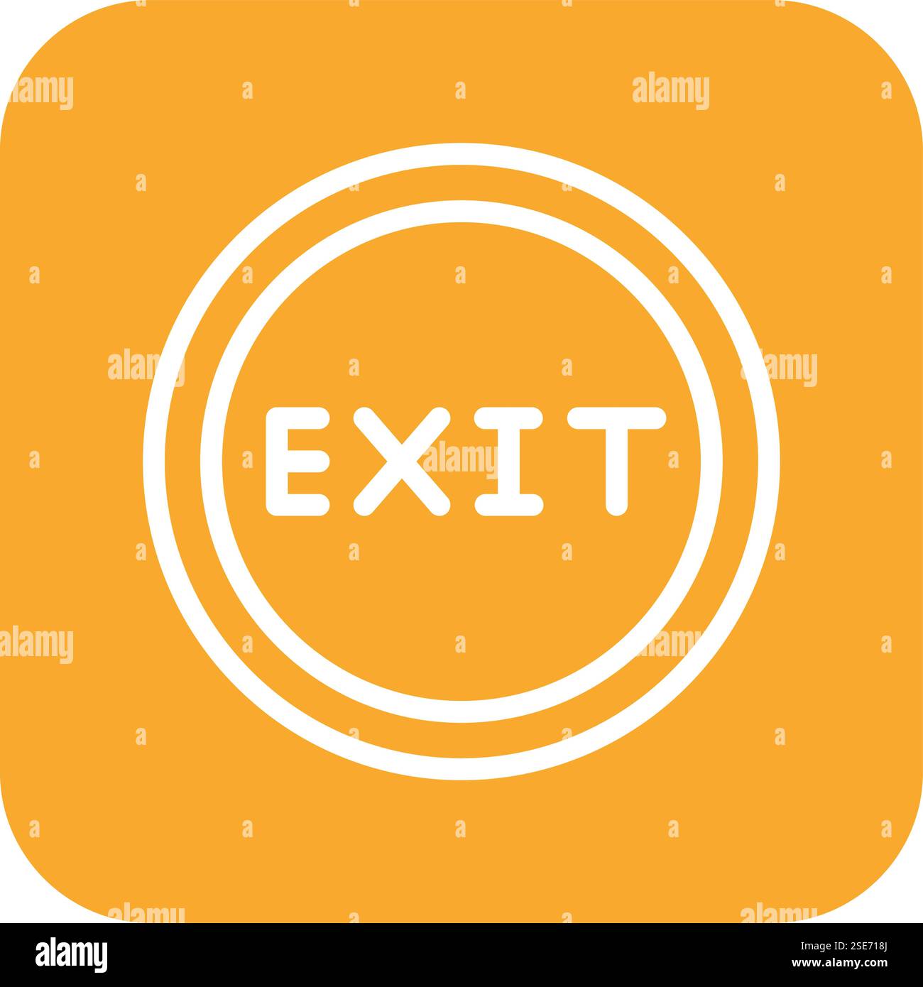 Exit Vector Icon Design Illustration Stock Vector Image & Art - Alamy