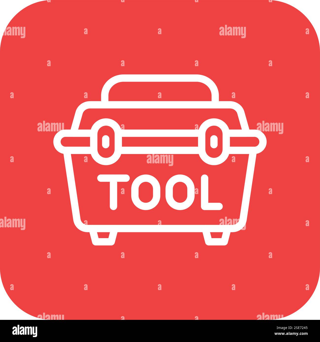 Tool box Vector Icon Design Illustration Stock Vector Image & Art - Alamy