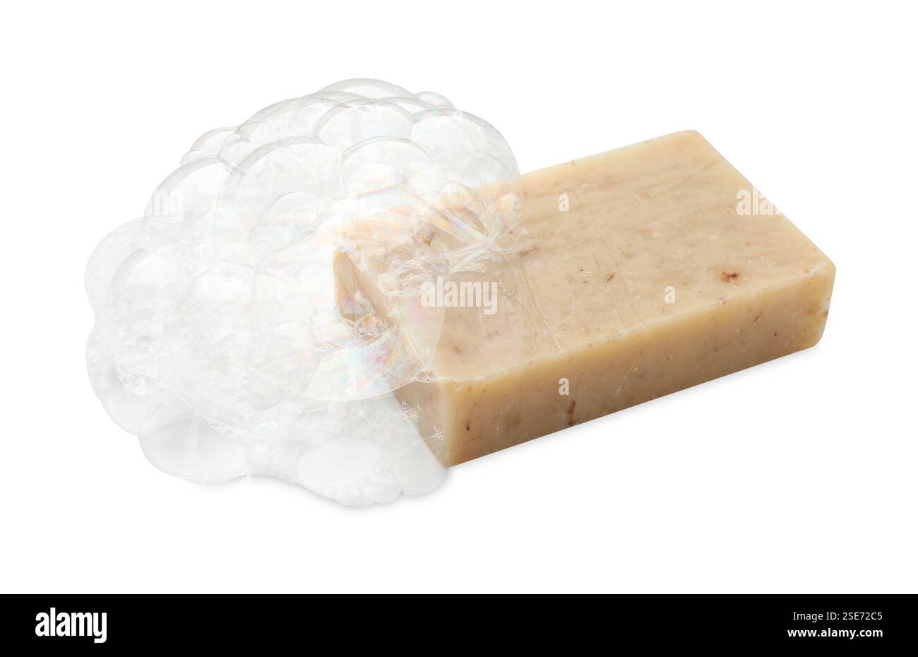 Soap foam bubbles smooth Cut Out Stock Images & Pictures - Alamy