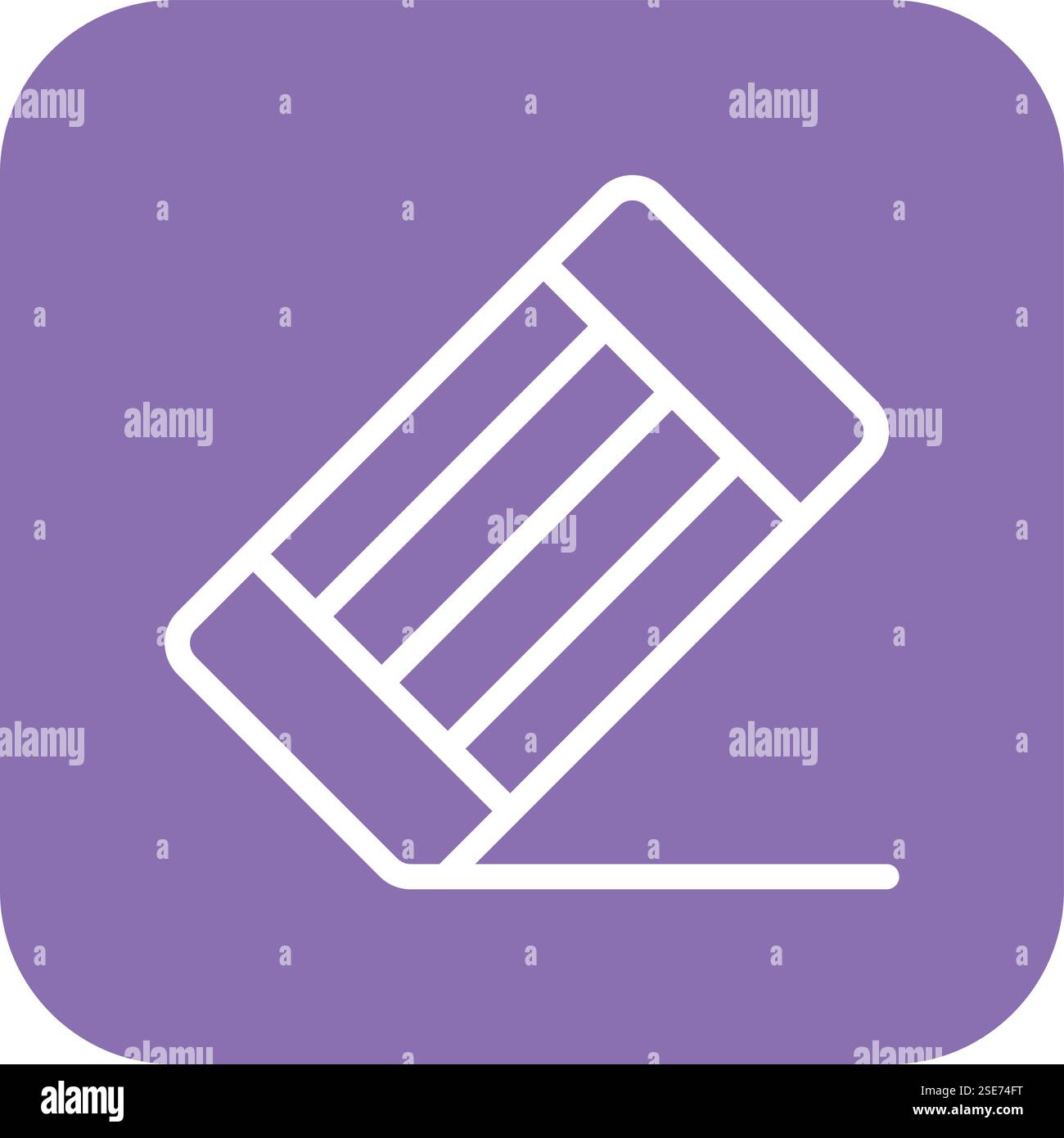 Eraser Vector Icon Design Illustration Stock Vector Image & Art - Alamy