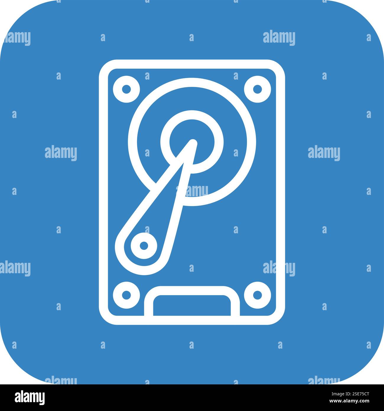 Hard Disk Vector Icon Design Illustration Stock Vector Image & Art - Alamy