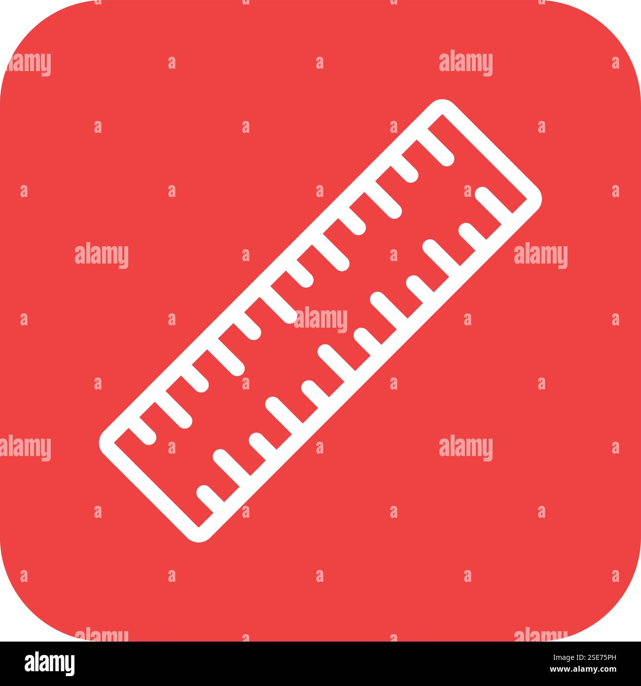 Ruler Vector Icon Design Illustration Stock Vector Image & Art - Alamy