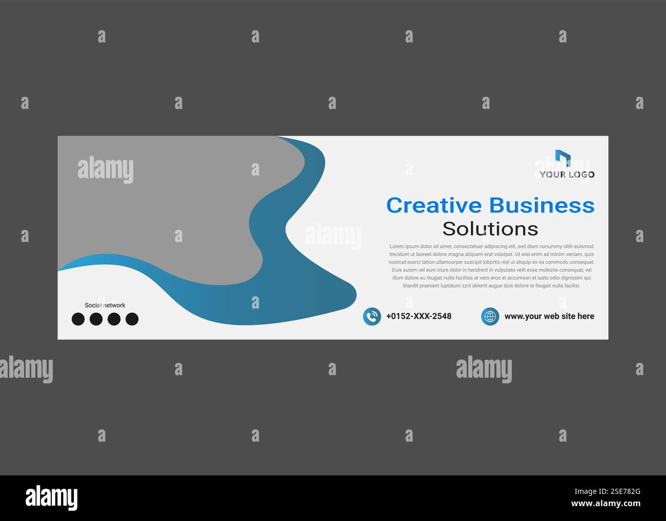 Creative Business Marketing Social Media Cover Template, corporate ...