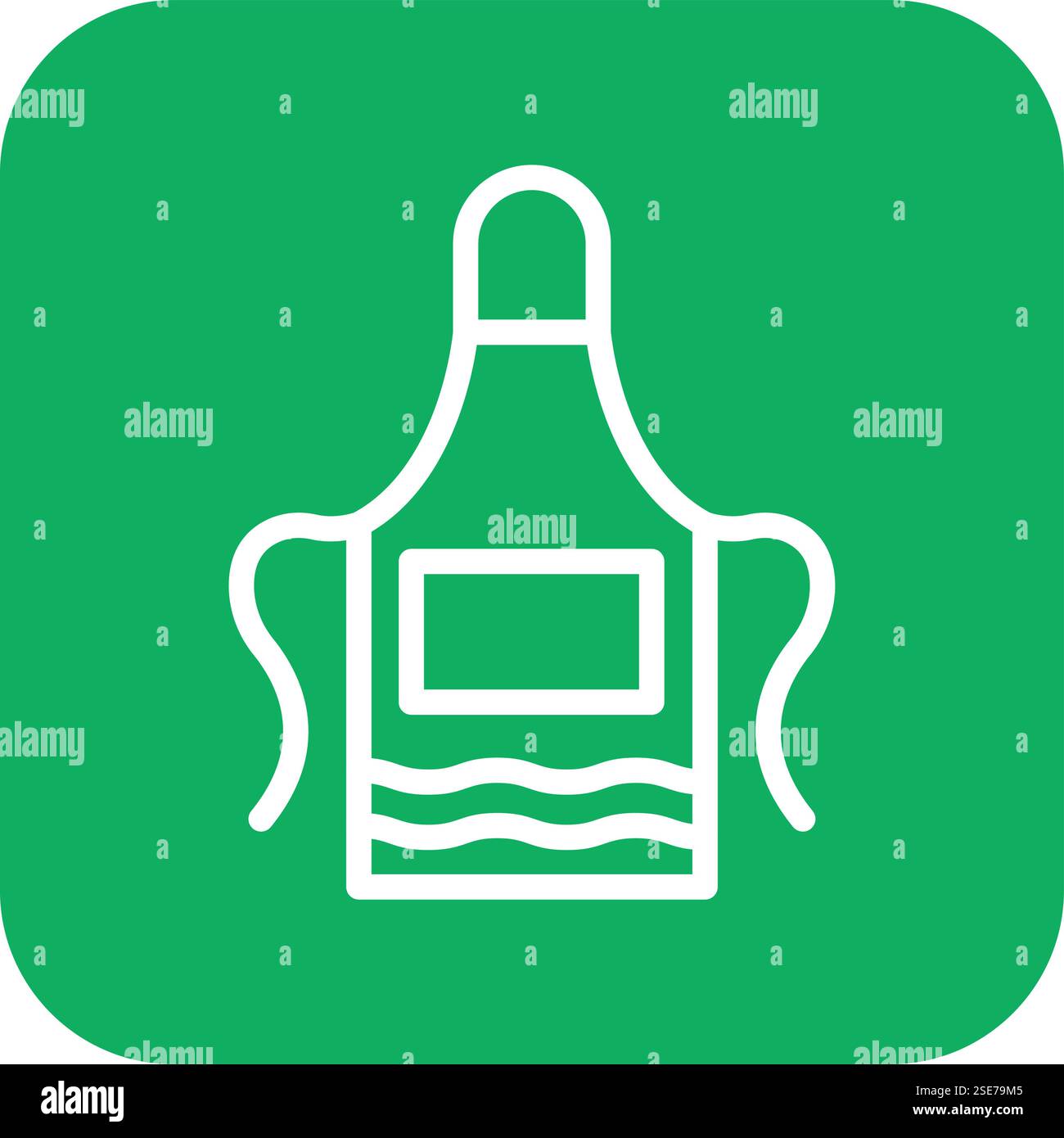 Illustration of an apron Stock Vector Images - Alamy
