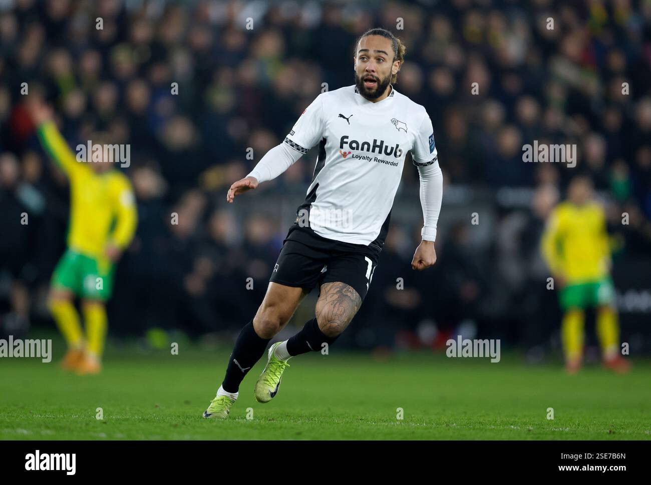 Derby County's Marcus Harness during the Sky Bet Championship match at ...