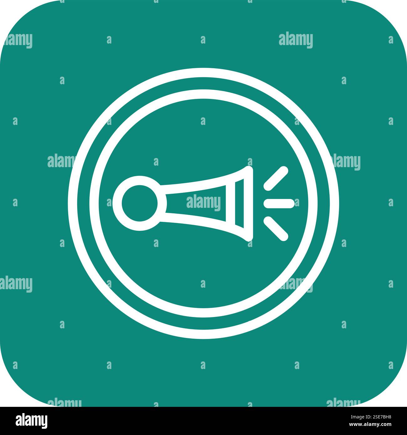 Horn Vector Icon Design Illustration Stock Vector Image & Art - Alamy