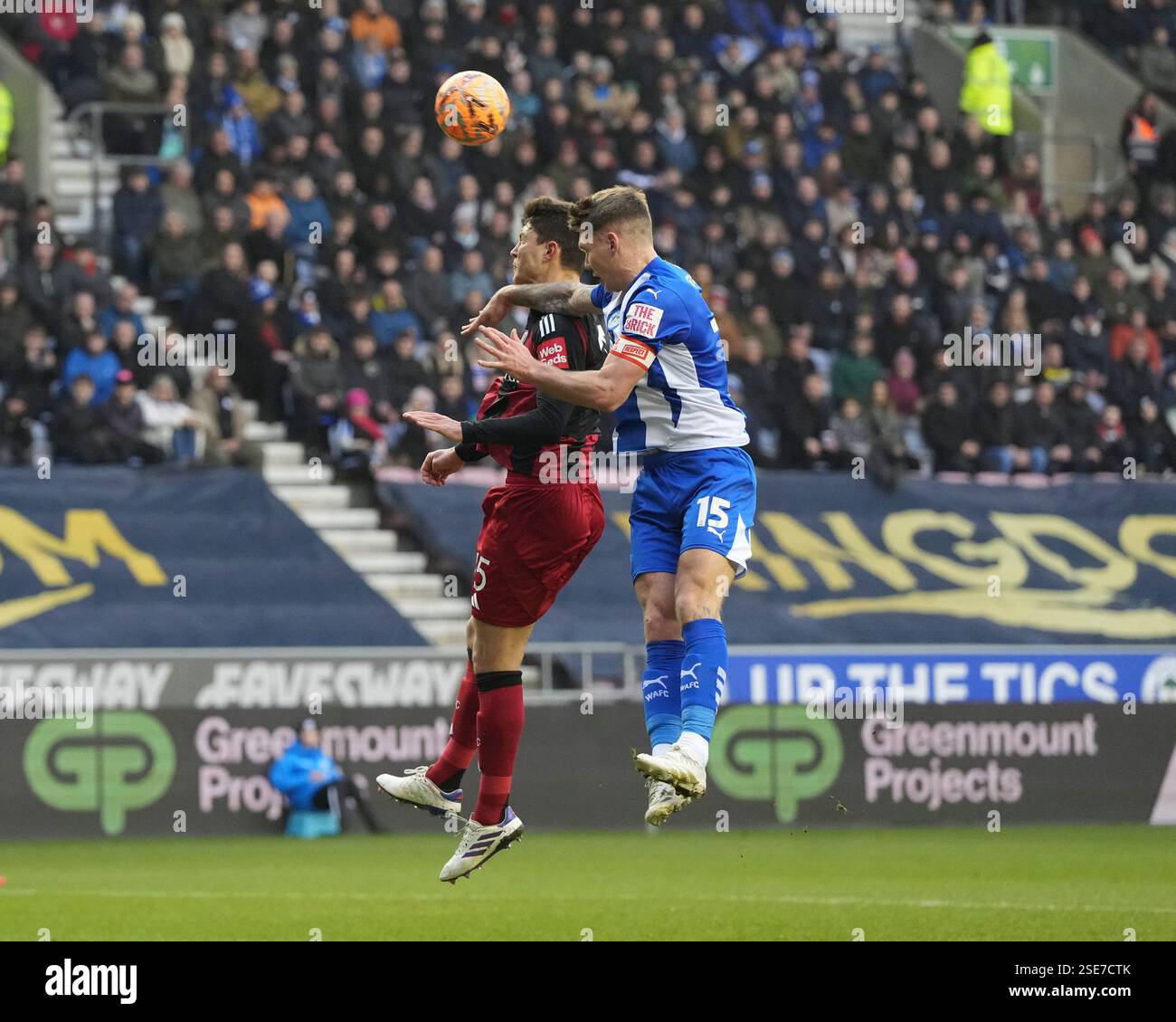 Wigan, UK. 8th February 2025: Brick Community Stadium, Wigan, Greater ...