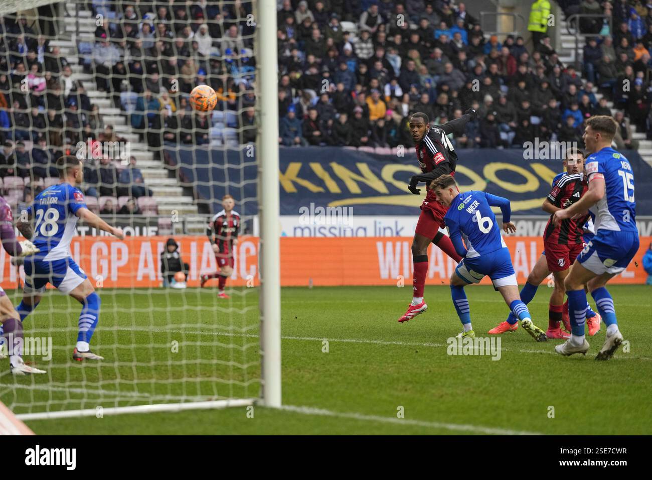 Wigan, UK. 8th February 2025: Brick Community Stadium, Wigan, Greater ...