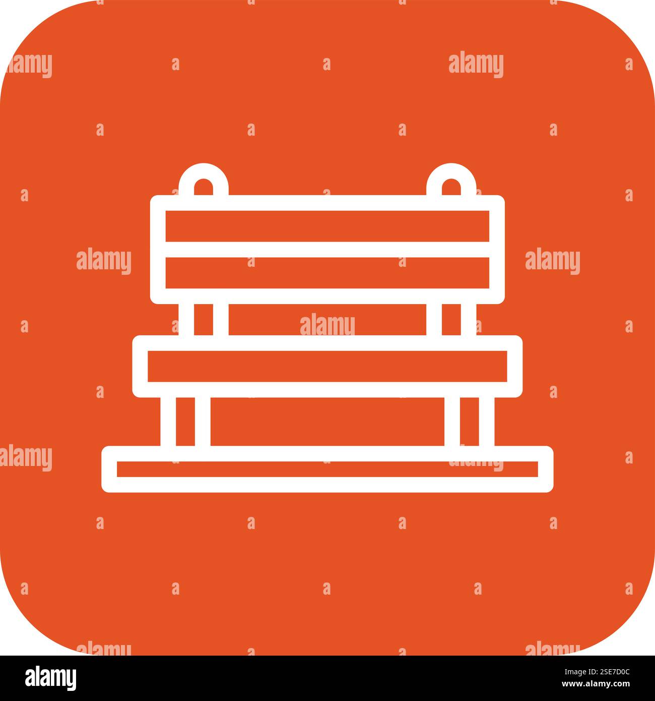 Bench Vector Icon Design Illustration Stock Vector Image & Art - Alamy