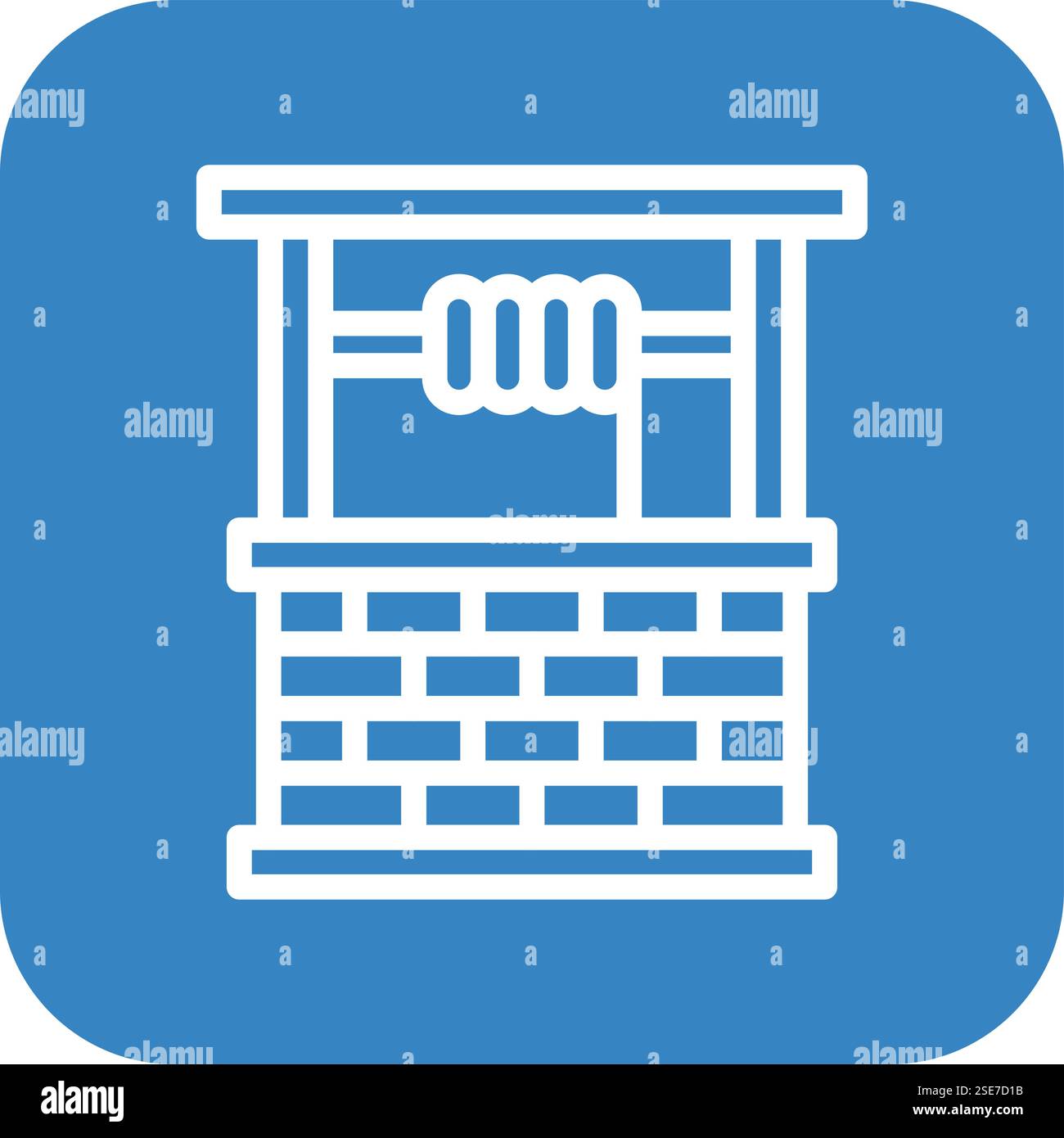 Farm well icon outline Cut Out Stock Images & Pictures - Alamy
