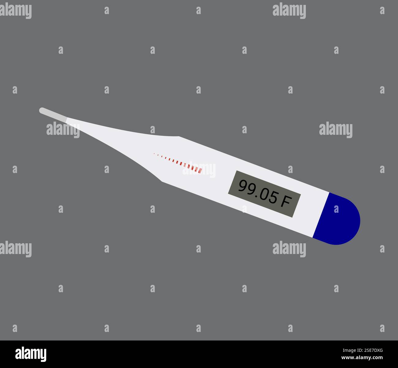 Digital Thermometer Reading Stock Vector Image And Art Alamy