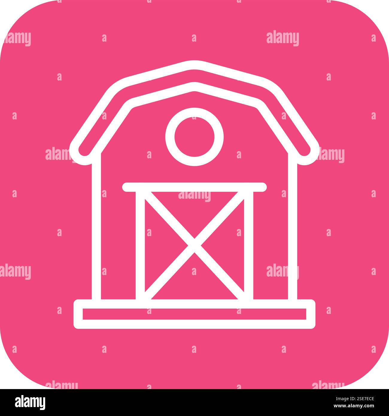 Barn Vector Icon Design Illustration Stock Vector Image & Art - Alamy