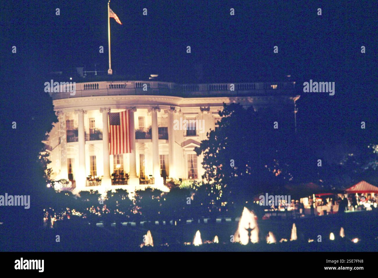 White House Party South Lawn Photograph by Dennis Brack BB91 Stock ...