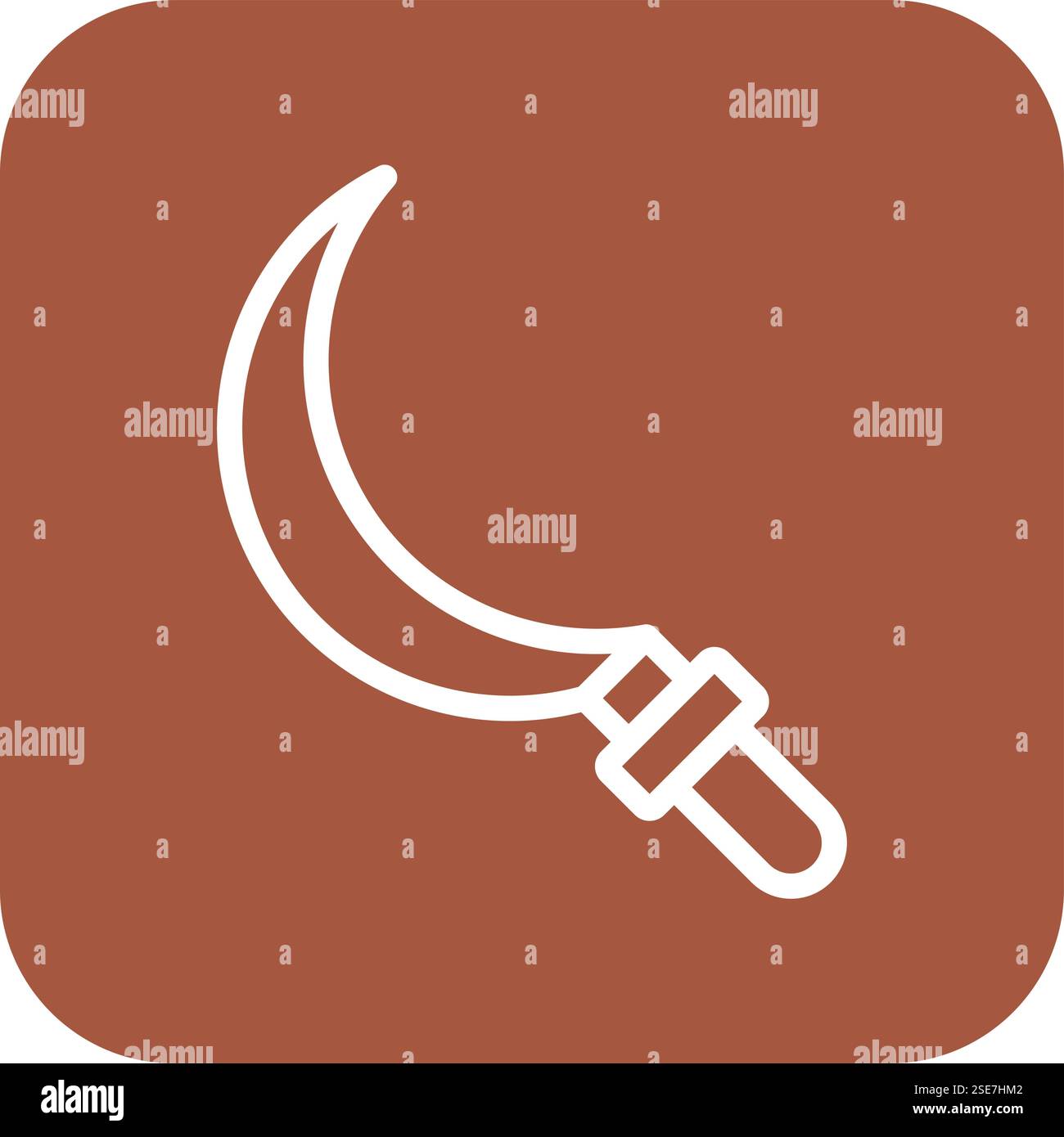 Sickle Vector Icon Design Illustration Stock Vector Image & Art - Alamy