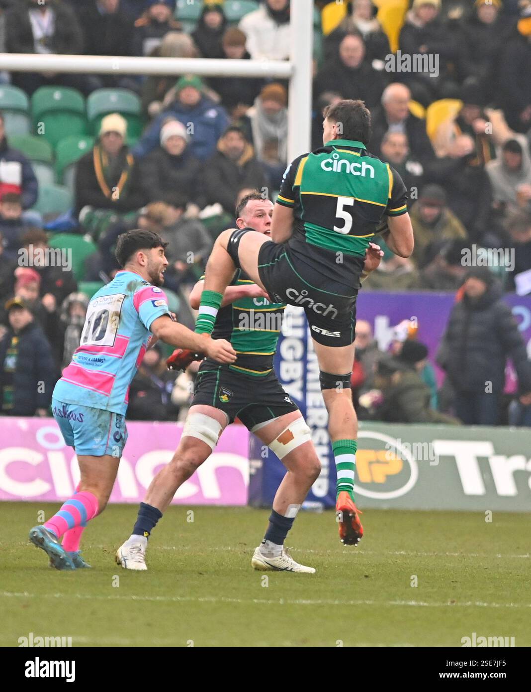 Northampton, UK. 08th Feb, 2025. Northampton ENGLAND - : Tom Lockett in ...