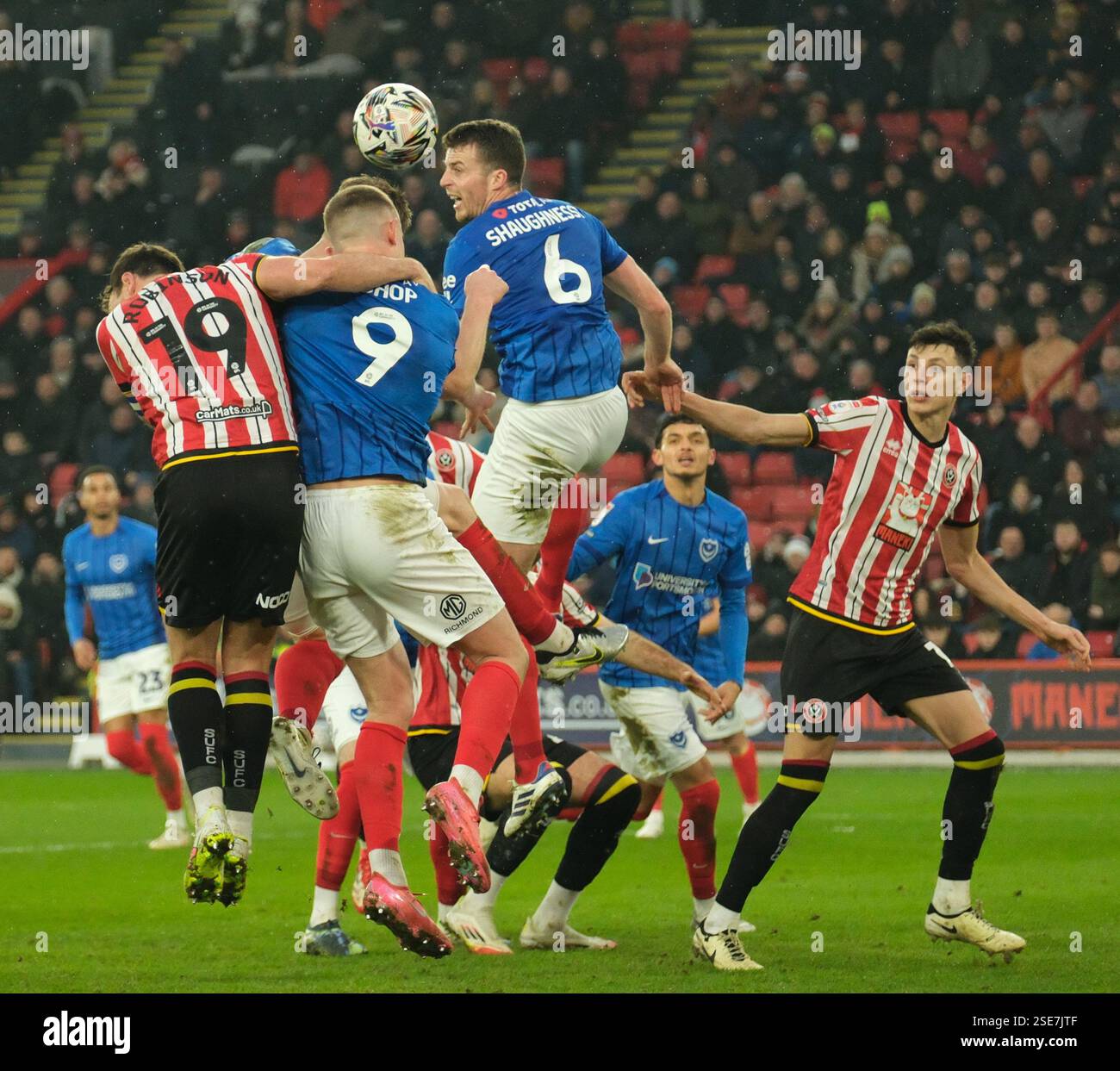 Bramall Lane, Sheffield, UK. 8th Feb, 2025. EFL Championship Football ...