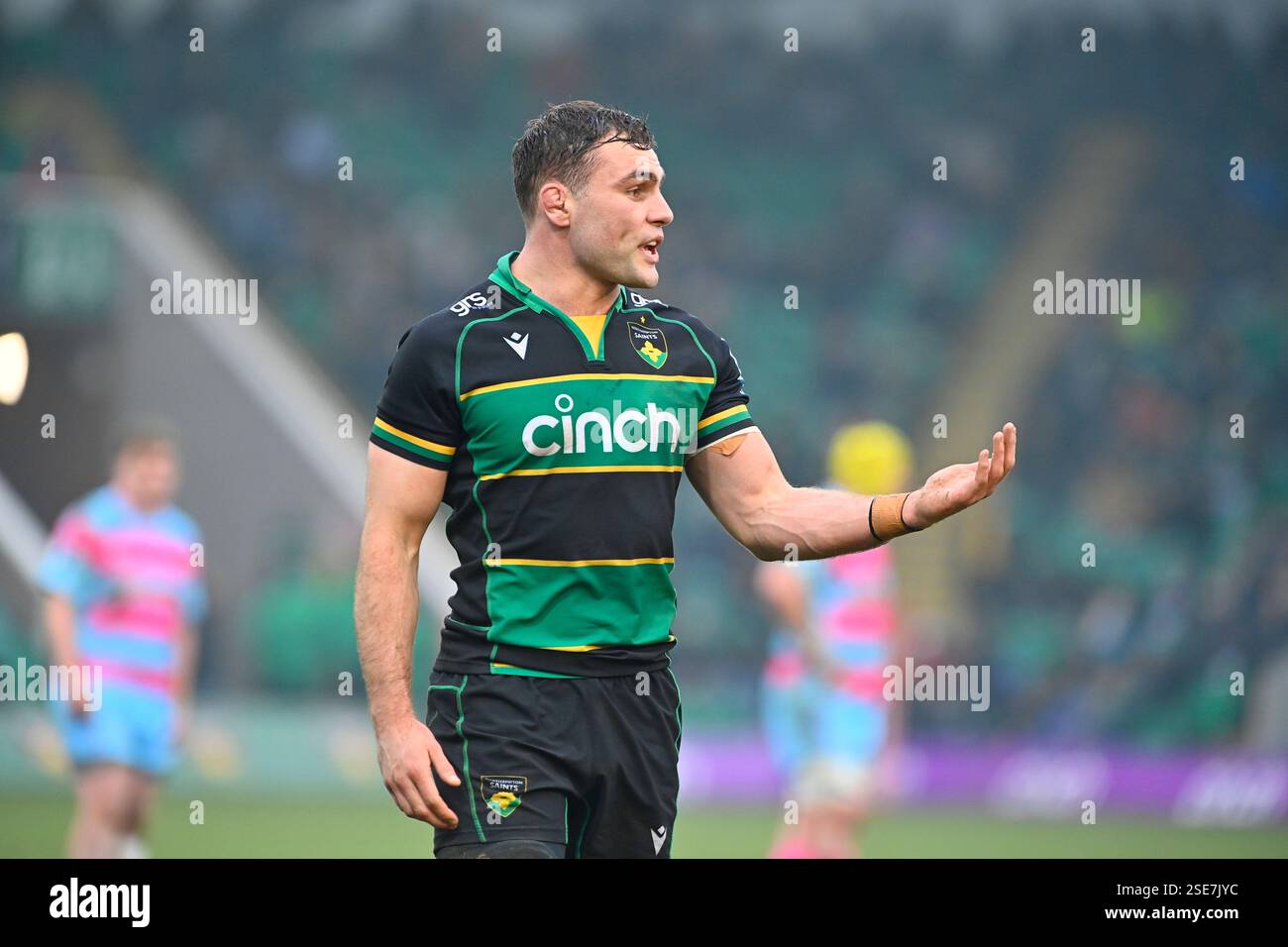 Northampton, UK. 08th Feb, 2025. Northampton ENGLAND - : Josh Kemeny ...