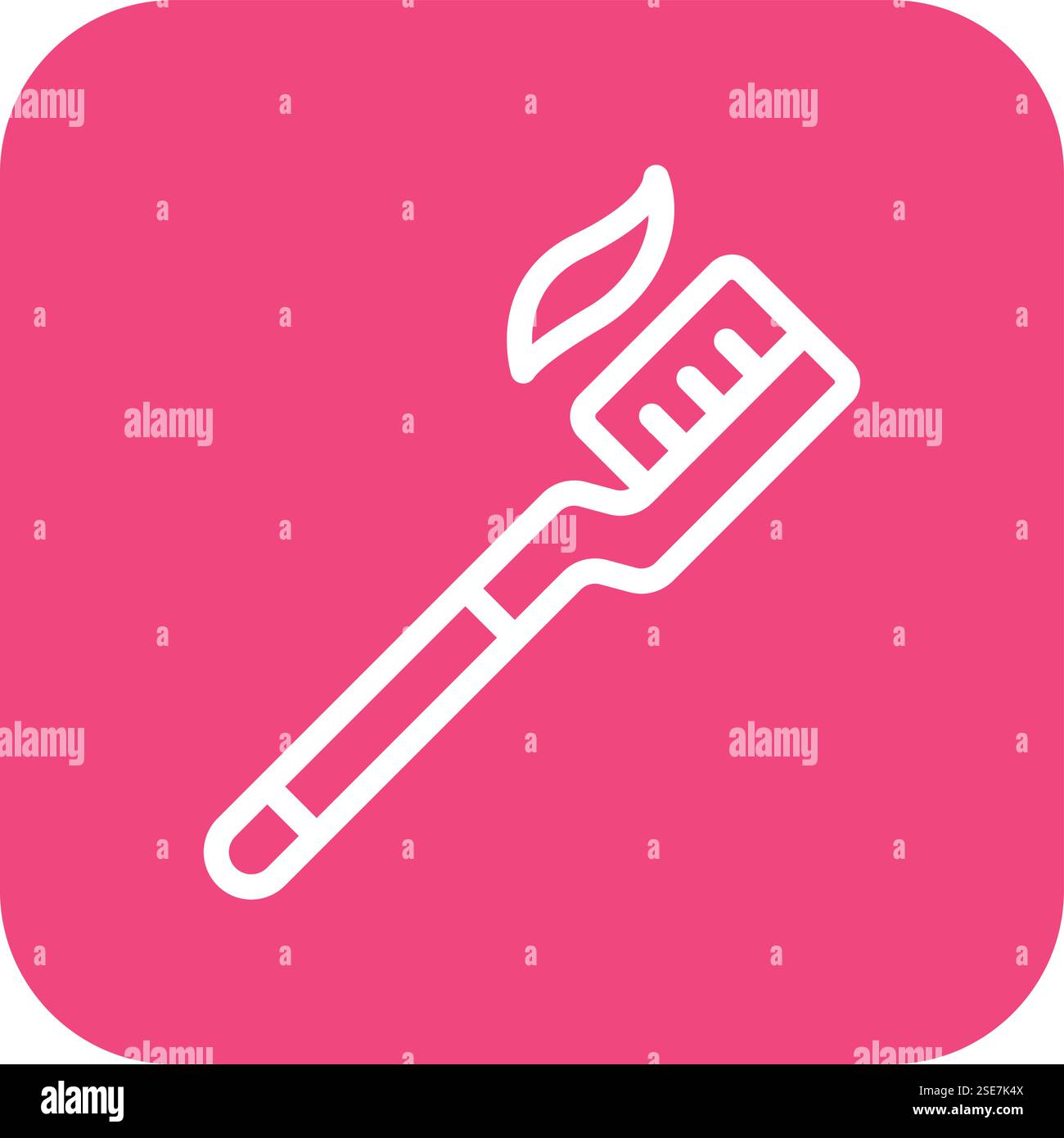 Toothbrush icon outline vector hi-res stock photography and images - Alamy