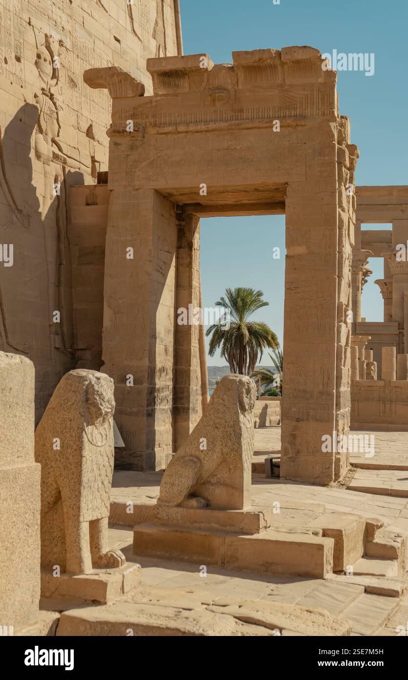 ancient Egyptian temple complex of Philae in Egypt Stock Photo - Alamy