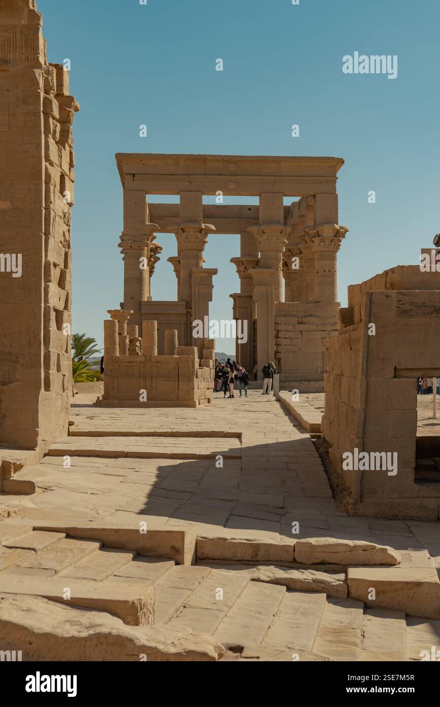 ancient Egyptian temple complex of Philae in Egypt Stock Photo - Alamy