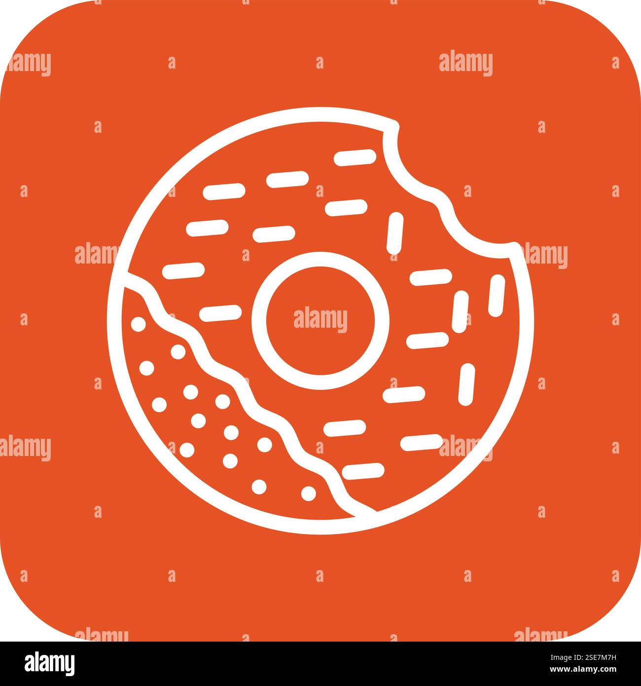 Donut filled Stock Vector Images - Alamy