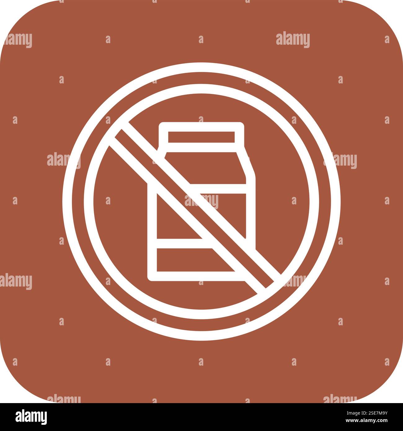 Dairy free line vector Stock Vector Images - Alamy