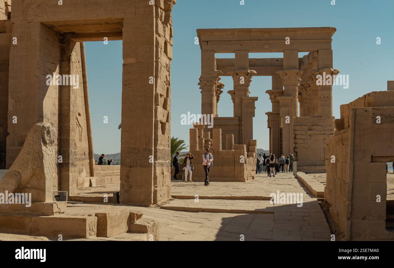 ancient Egyptian temple complex of Philae in Egypt Stock Photo - Alamy