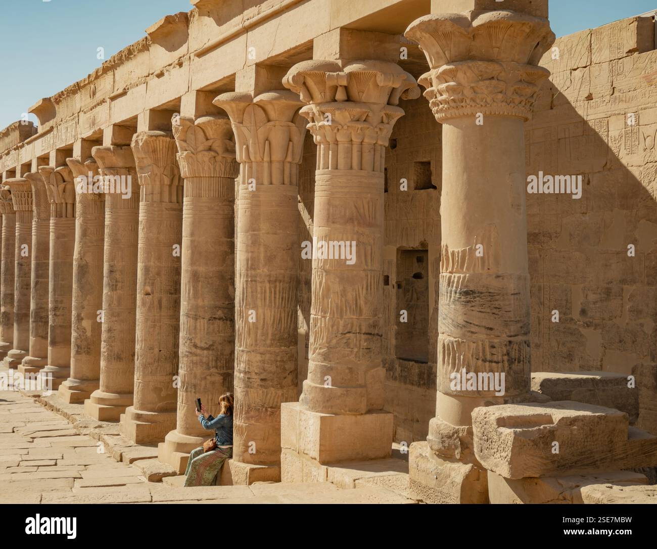 ancient Egyptian temple complex of Philae in Egypt Stock Photo - Alamy