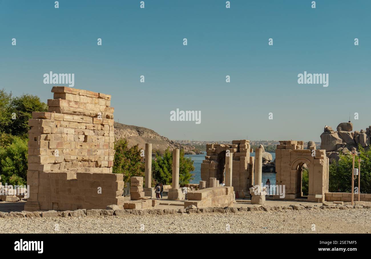ancient Egyptian temple complex of Philae in Egypt Stock Photo - Alamy