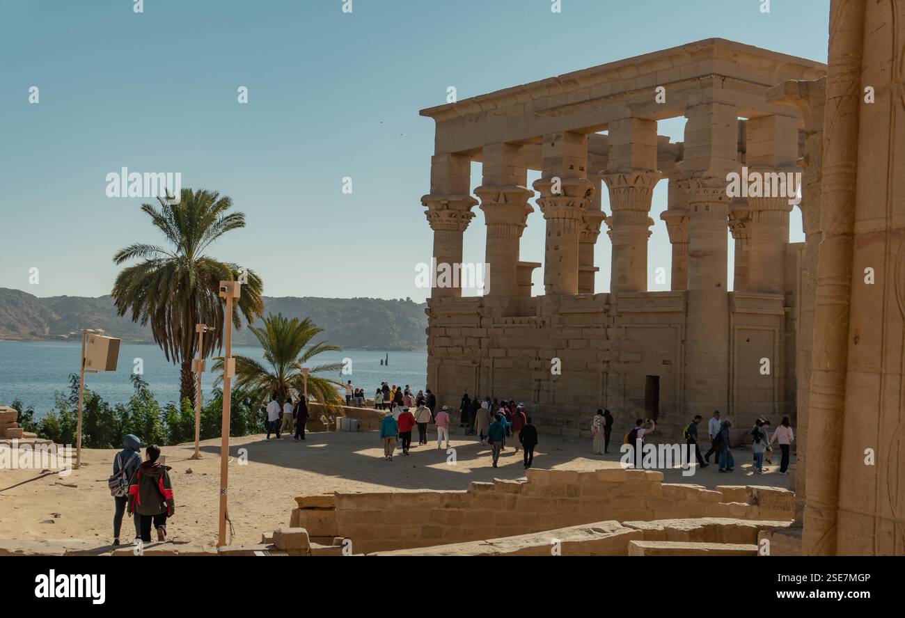 ancient Egyptian temple complex of Philae in Egypt Stock Photo - Alamy