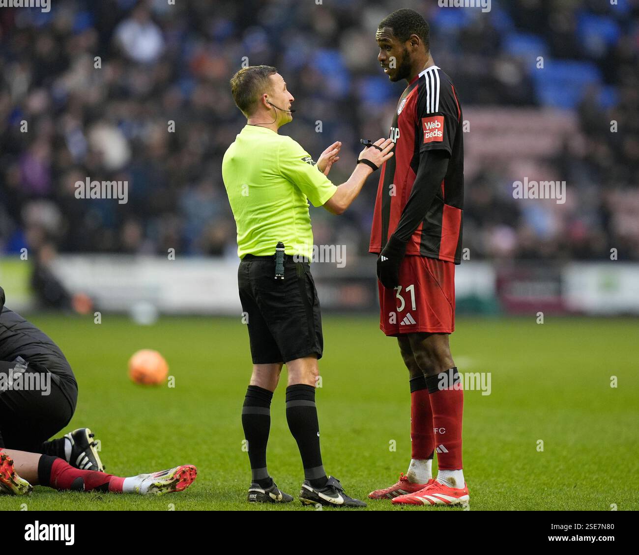 Wigan, UK. 8th February 2025: Brick Community Stadium, Wigan, Greater ...