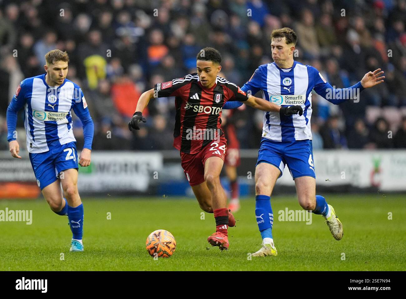 Wigan, UK. 8th February 2025: Brick Community Stadium, Wigan, Greater ...