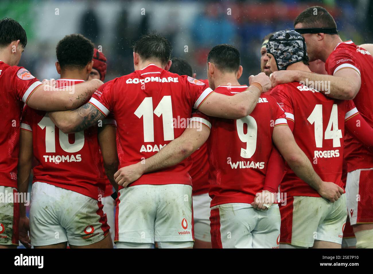 Rome, Italy. 08th Feb, 2025. Rome, Italy 08.02.2025: Josh Adams of ...