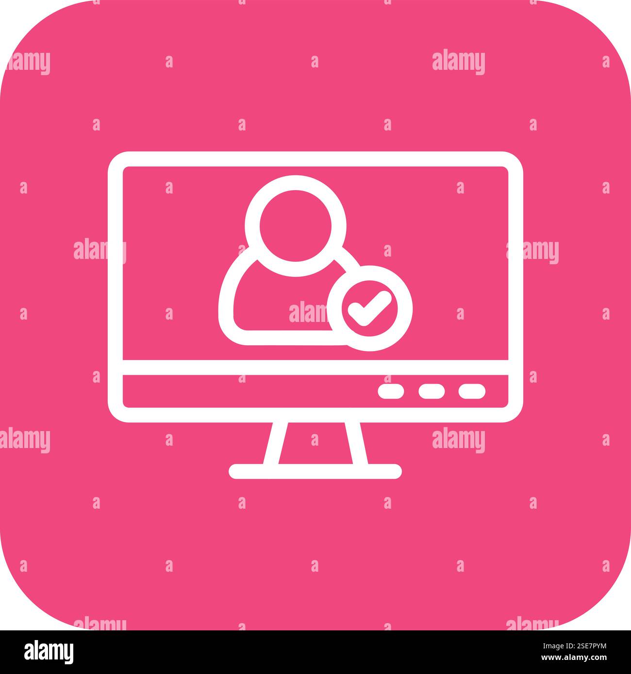 Verified user Vector Icon Design Illustration Stock Vector Image & Art ...