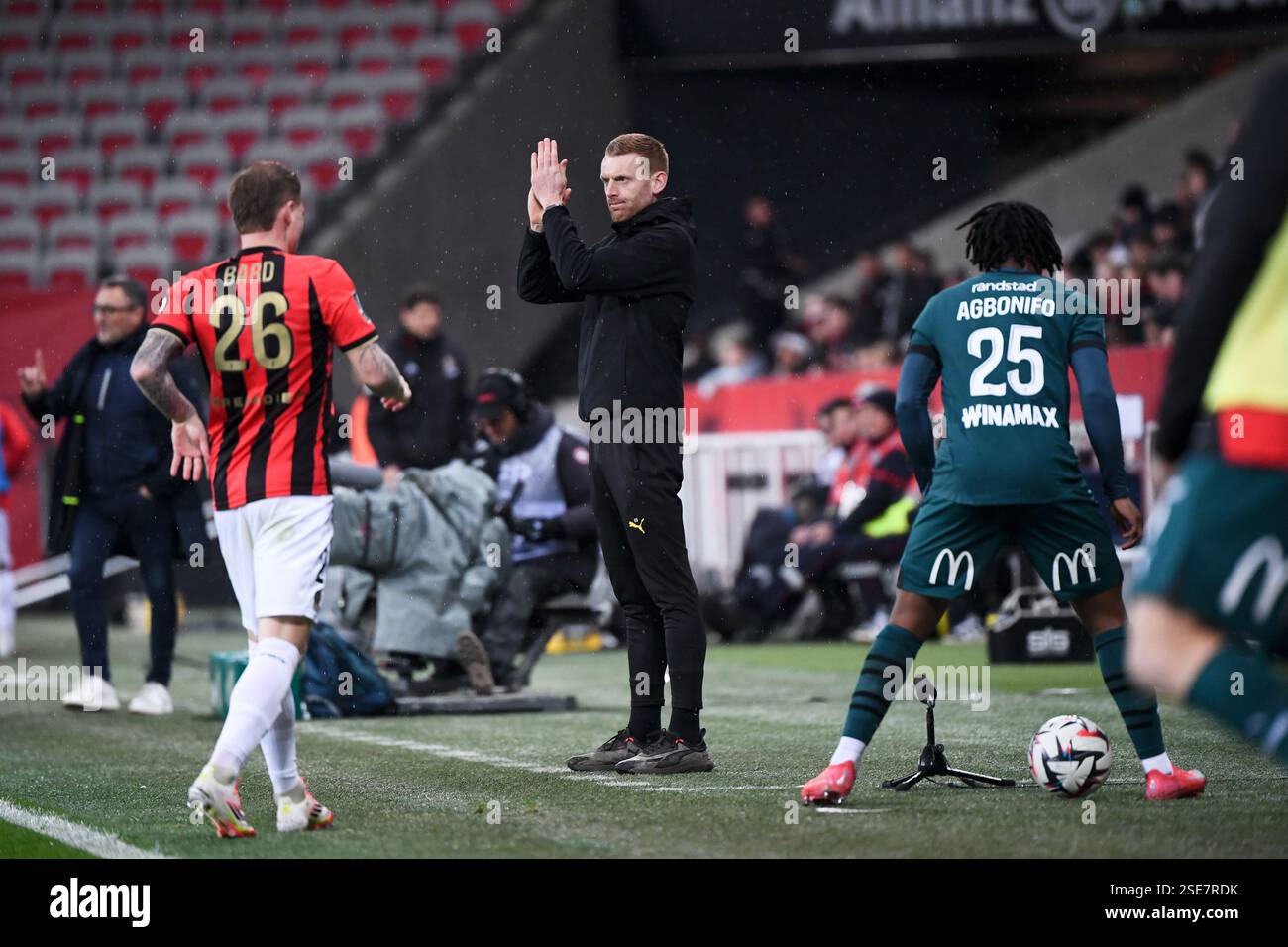 France. 08th Feb, 2025. Nice, France. 08th Feb, 2025. Edward STILL ...