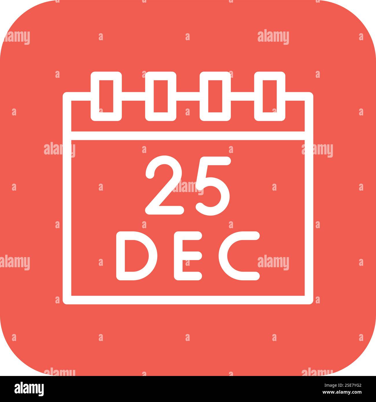 Vector illustration christmas calendar Cut Out Stock Images & Pictures ...