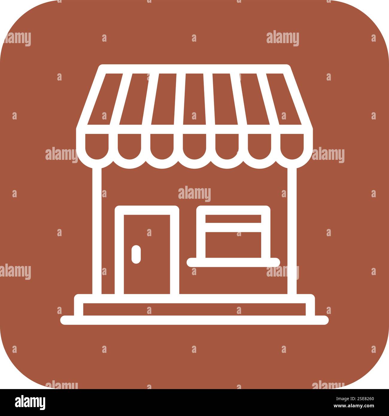 Coffee Shop Vector Icon Design Illustration Stock Vector Image & Art ...