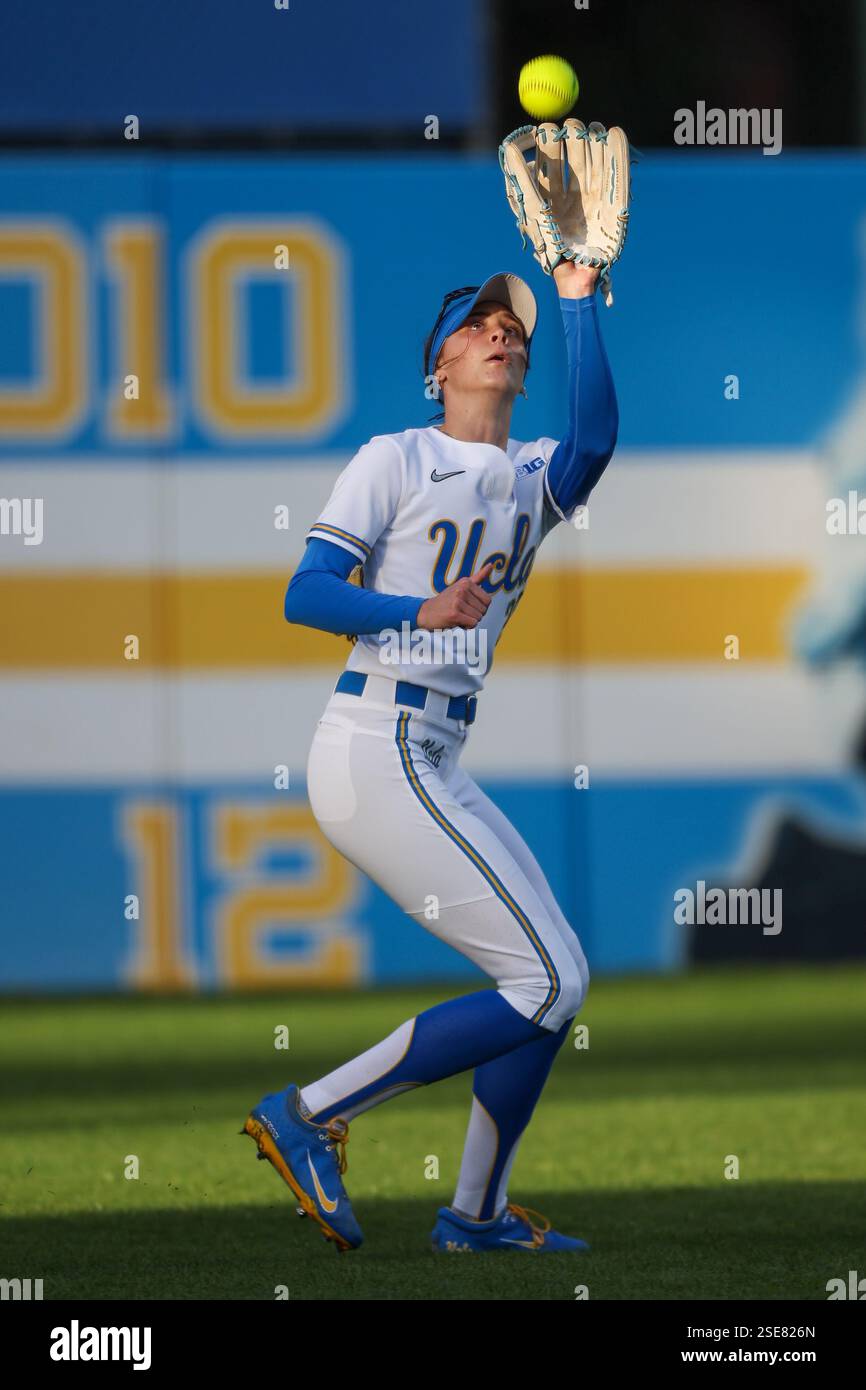 February 7, 2025: UCLA's Rylee Slimp (29) during warm ups. The No. 5 ...