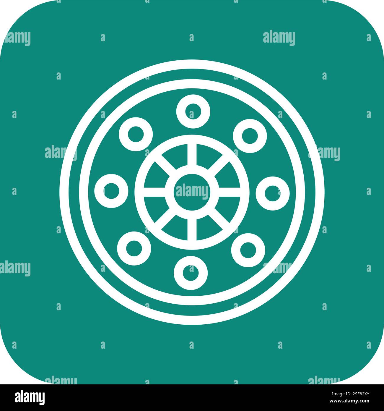 Flange Vector Icon Design Illustration Stock Vector Image & Art - Alamy