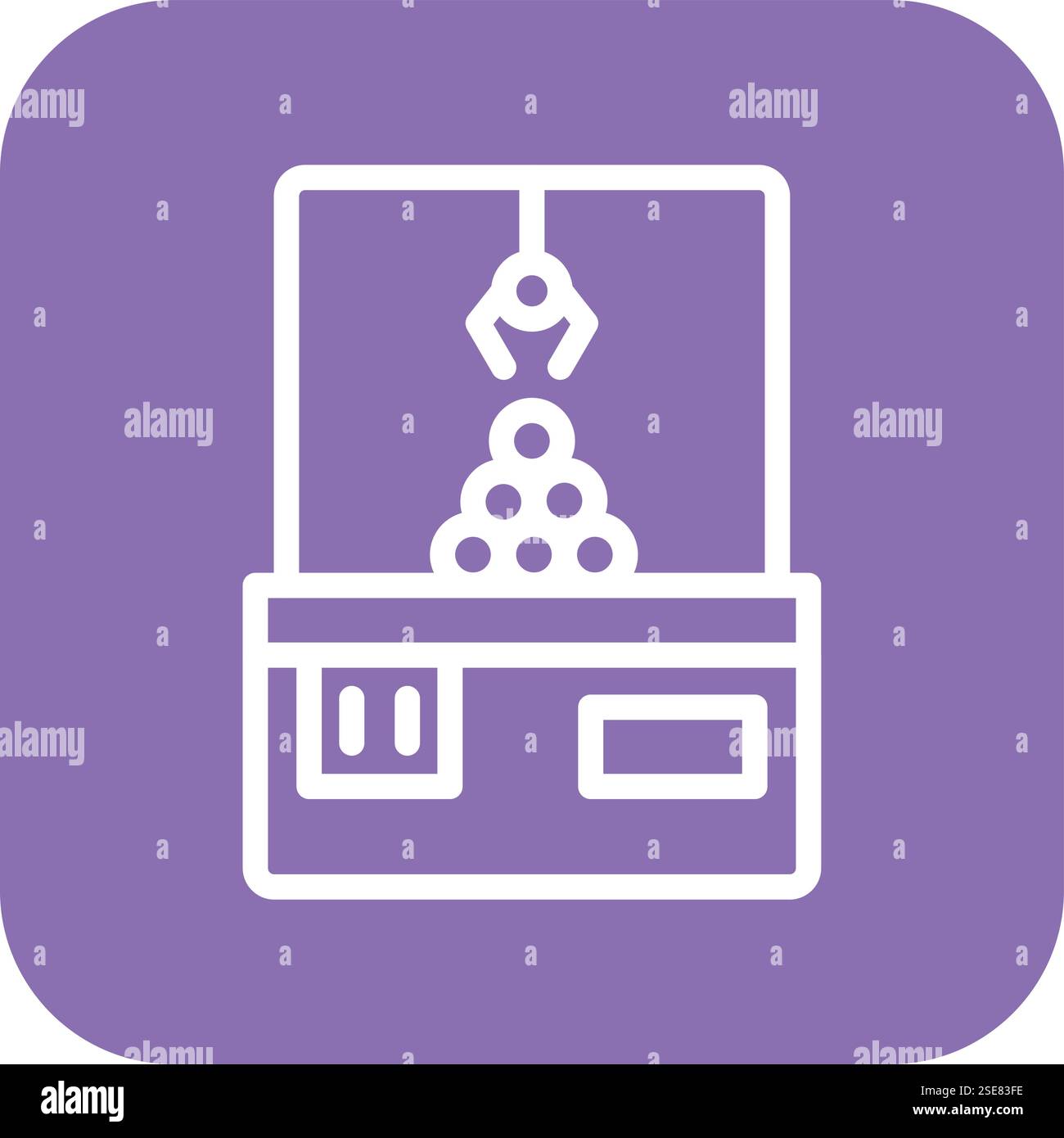 Claw Machine Vector Icon Design Illustration Stock Vector Image & Art ...