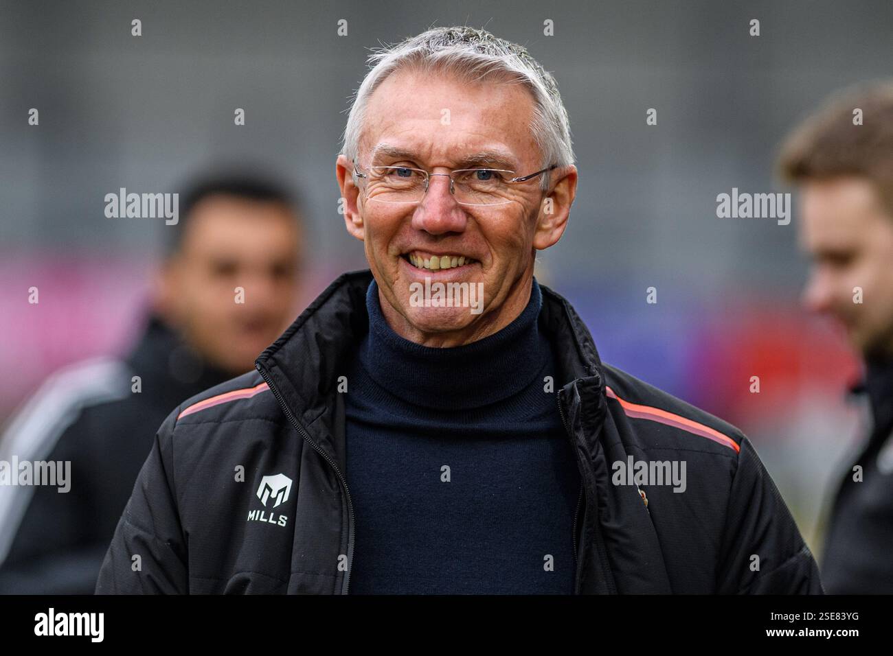 The Peninsula Stadium, Salford on Saturday 8th February 2025. Nigel ...