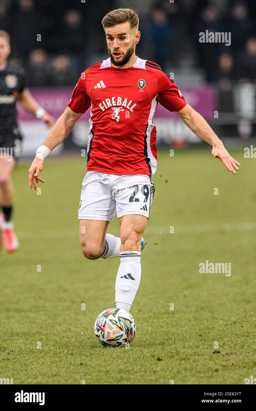 The Peninsula Stadium, Salford on Saturday 8th February 2025. Luke ...