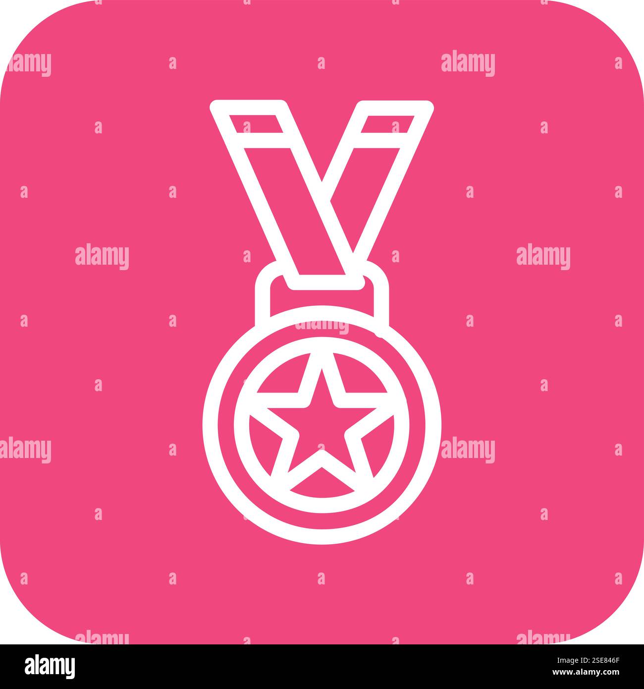 Medal Vector Icon Design Illustration Stock Vector Image & Art - Alamy