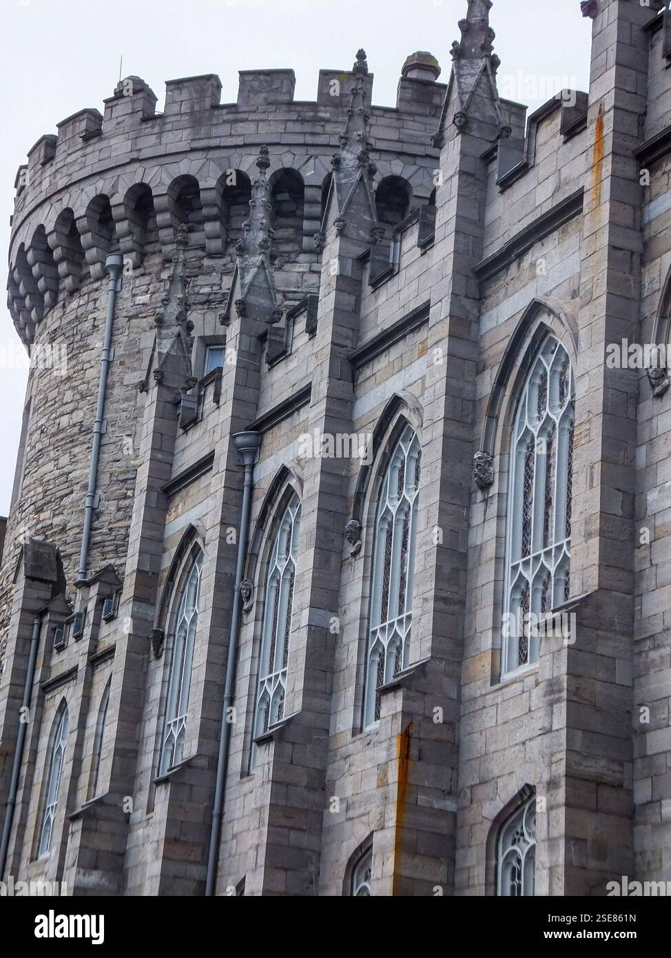 The Chapel Royal and the medieval Record Tower at Dublin Castle in ...