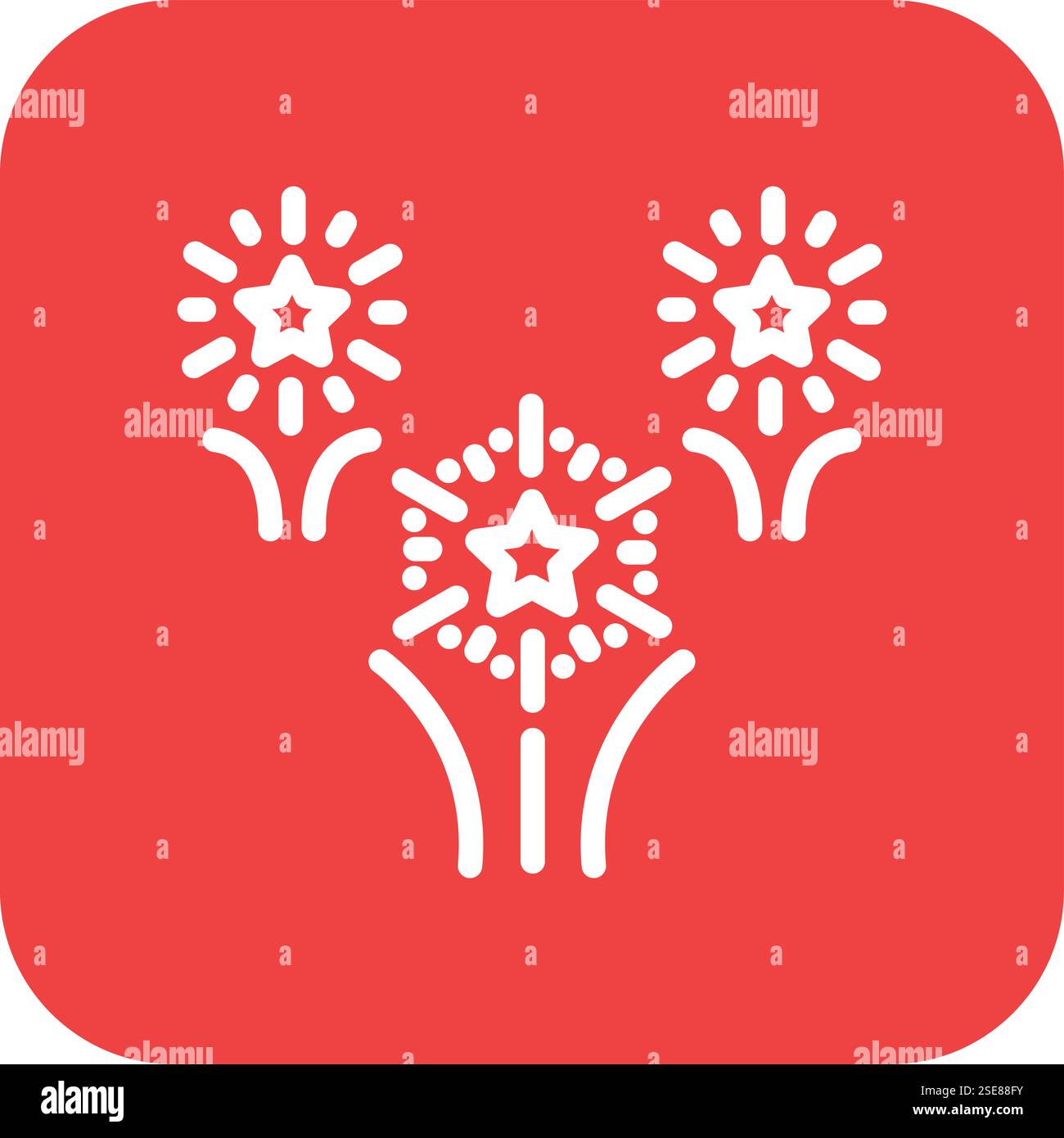 Christmas fireworks illustration vector Cut Out Stock Images & Pictures ...