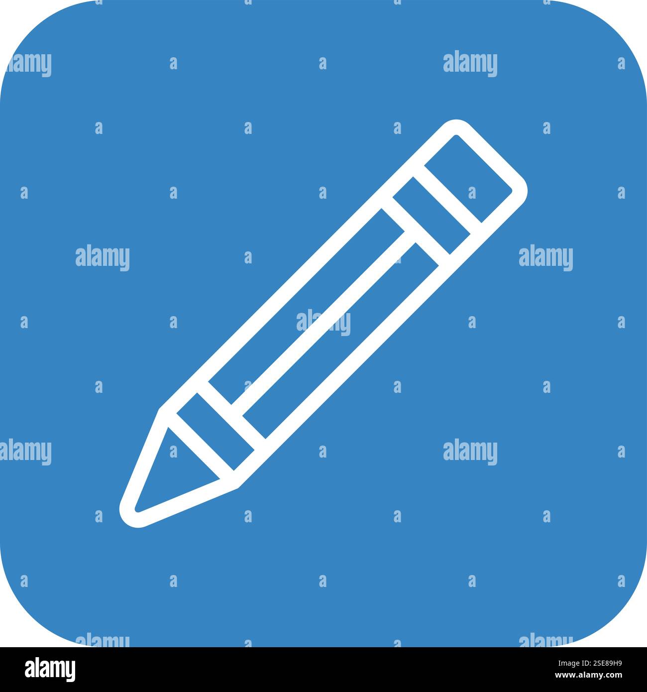 Pencil icon web design Cut Out Stock Images & Pictures - Alamy